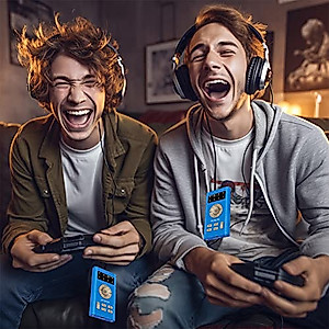 PUTELTAL Adjustable Gaming Voice Changer Disguiser for PS4/Xbox one/S/X/PS5/Computer/Laptop/Smart Phone & More-Blue