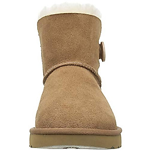 UGG Women's Mini Bailey Button Ii Boot, Chestnut, 9