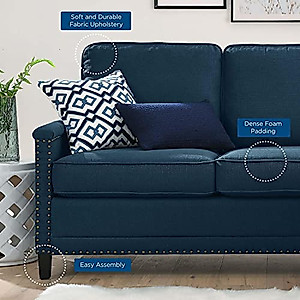 Modway Ashton Sectional, Azure