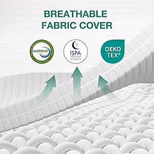 Novilla Twin Mattress, 10 Inch Foam Mattress, Flippable Mattress with Breathable Soft Cover for a Dry, Clean and Double Side Sleep, Twin Size Mattress with Tight Top