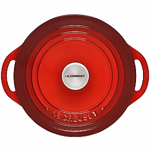 Le Creuset Enameled Cast Iron Shallow Round Oven, 2.75 Qt., Cerise
