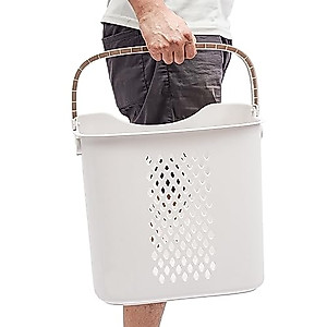DNYSYSJ 3 Layer Storage Basket Movable Household Laundry Basket,Floor-Standing 360° Rolling Large Multi-layerClothes Organizer for Kitchen,living Room and Bathroom (3 Layer),White,16.92*12.99*42.91''