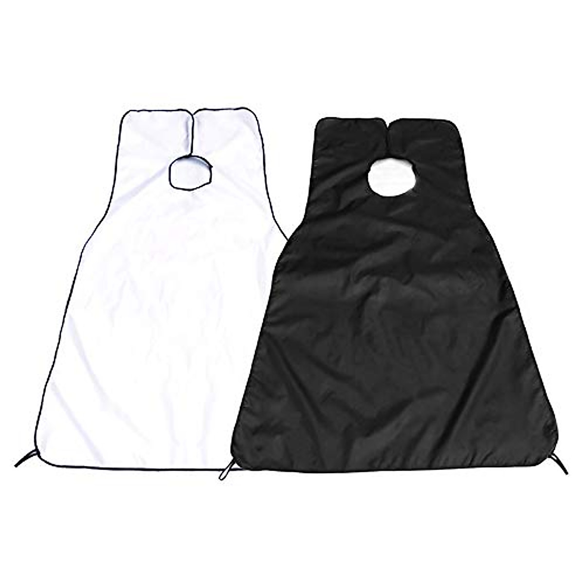 Dalabeng Beard Bib Beard Apron, Beard Hair Catcher for Men Shaving & Trimming, Non-Stick Beard Cape Grooming Cloth, Waterproof, with 2 Suction Cups, Best Gifts for Men (White)