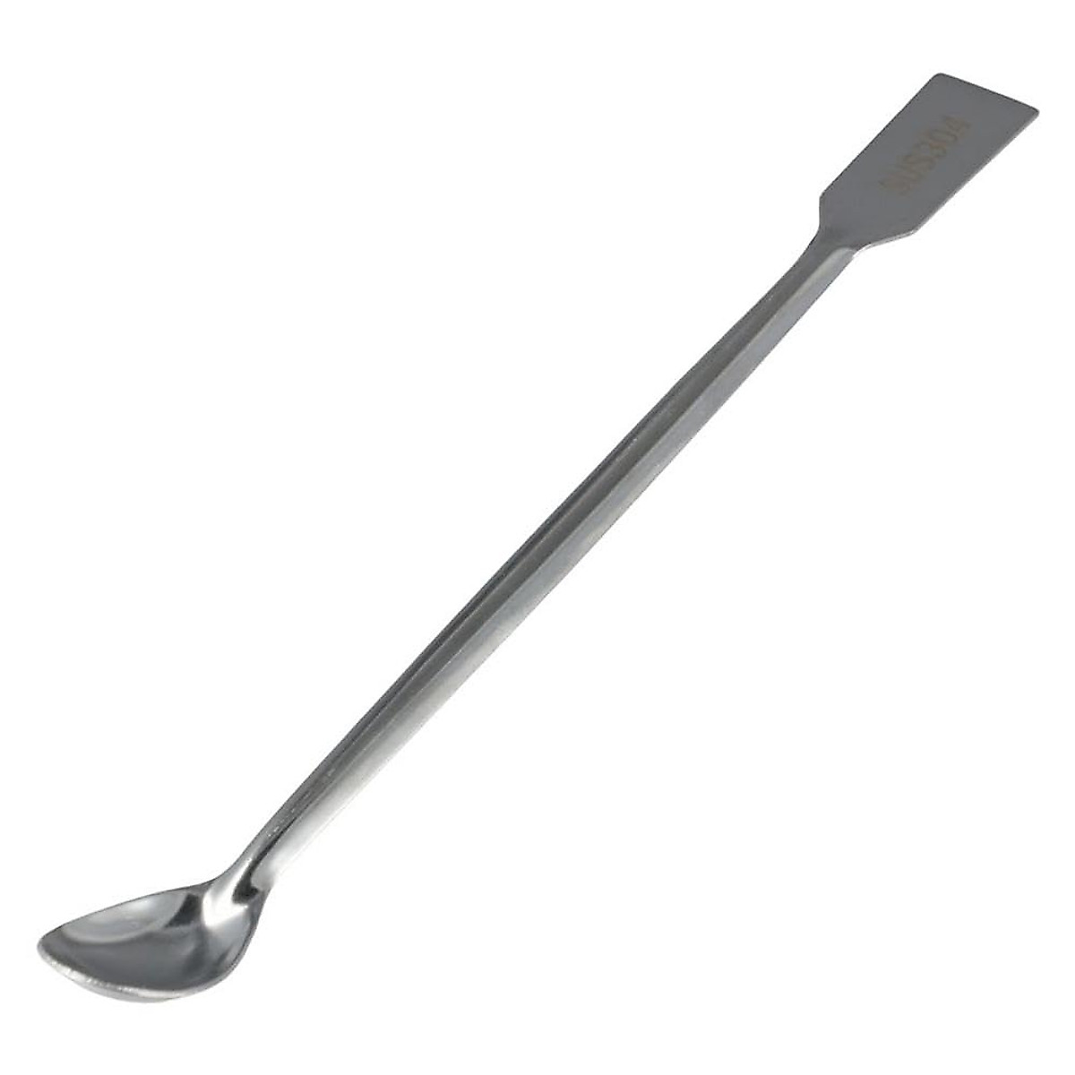 SHUATI Micro Sampling Scoop Stainless Steel Universal Silver Double Ended Mixing Spoon Wide Application Lab Spatula Laboratory Supplies