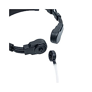 Sarcia Tactical Throat Mic Headset Earpiece with U94 Tactical PTT Compatible with Kenwood Baofeng UV-5R BF-888S BF-F8HP BF-F9 UV-82 UV-82HP UV-82C Walkie Talkies 2 Way Radio