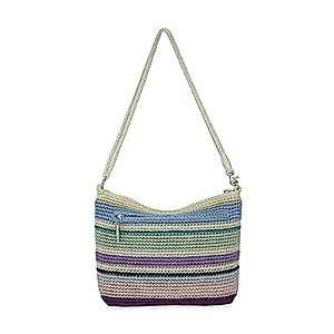 The Sak womens Hand-crochet 3-in-1 Lumi Hand Crochet 3 in 1 Crossbody, Mendocino Stripe, One Size US