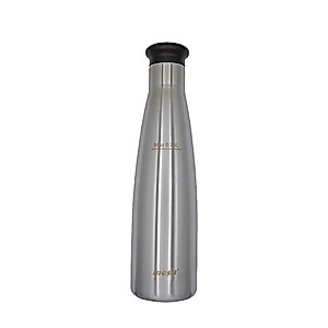 MOSA Soda Splash Portable Soda Maker Water Bottle Made from Food-Grade Stainless Steel, 750 ml (25 oz) - Make Healthy and Tasty Fizzy Drinks Instantly!