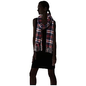Pendleton Wool Plaid Scarf, Americana, one size