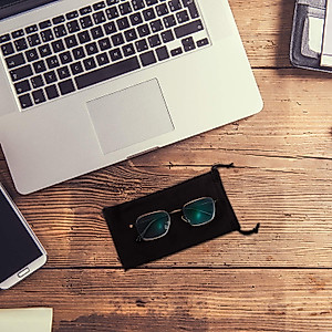 Frienda 25 Pieces Microfiber Case Pouch Bag Glasses Sunglasses Case Soft Pouch with 2 Eyeglass Cleaning Cloth