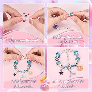 Bracelet Making Kit for Girls, Arts and Crafts for Kids Girls Ages 8-12, Girls Toys Age 6-8, Jewelry Making Kit, Gifts for 10 Year Old Girl