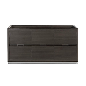 Fresca Valencia 60" Glossy White Free Standing Single Sink Modern Bathroom Cabinet - Cabinet Only (Sink Not Included)