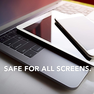 Mistify Screen cleaner (4oz) natural spray with microfiber cloth. Ideal for cleaning laptops, phones, tablets, computers, TVs, keyboards, ipads, macbook, touchscreens.