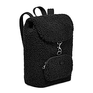 UGG womens Inara Sherpa Backpack, Black, One Size US