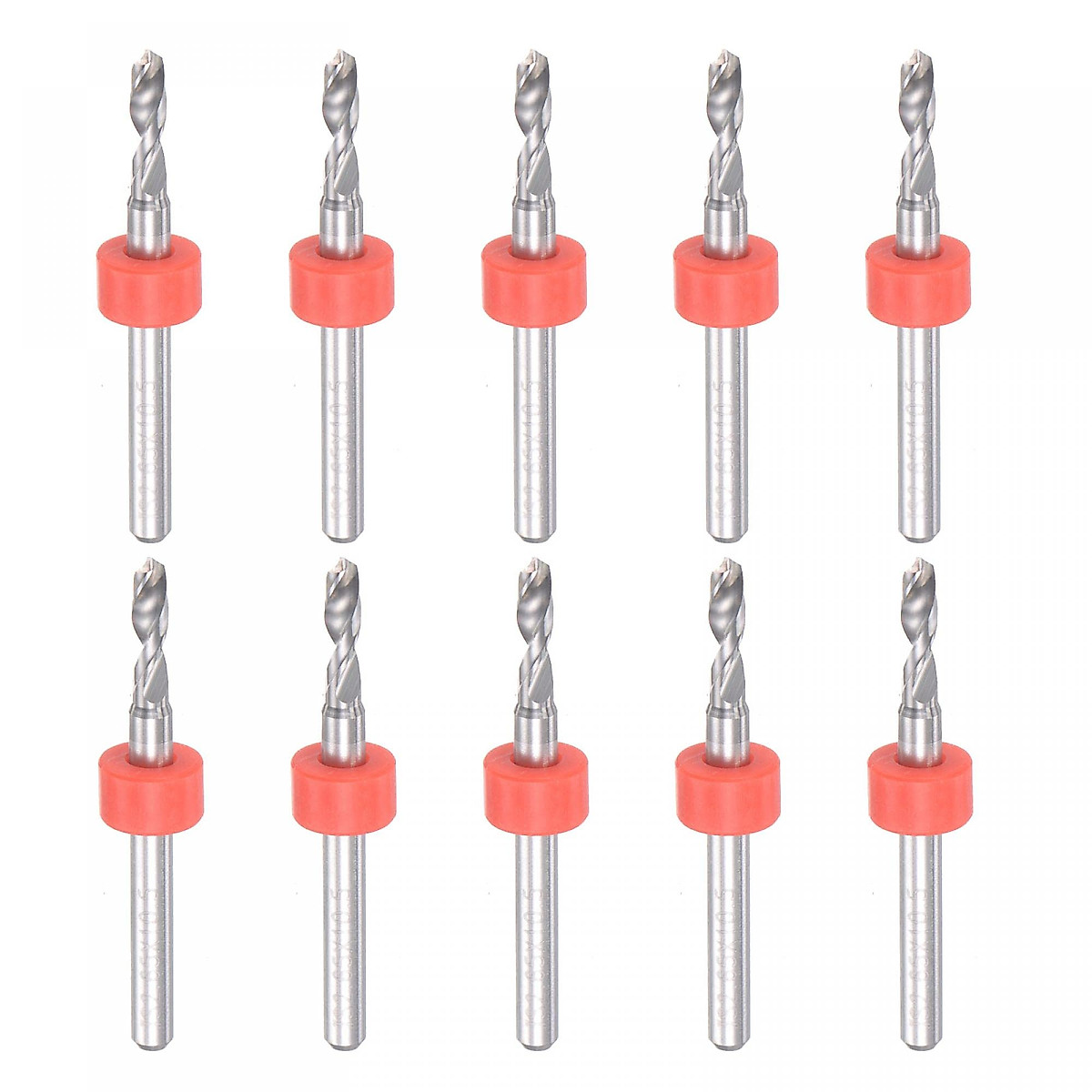 uxcell Micro PCB Drill Bit Set, 1/8" Shank 2.65mm Solid Tungsten Carbide CNC Engraving Print Circuit Board Drill Bits Rotary Tool 10pcs