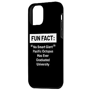 iPhone 12 mini No Giant Octopus Graduated Uni Funny Animal Pun Humor Case