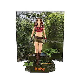 McFarlane Toys - Movie Maniacs Ruby Roundhouse (Jumanji) 6in Posed Figure