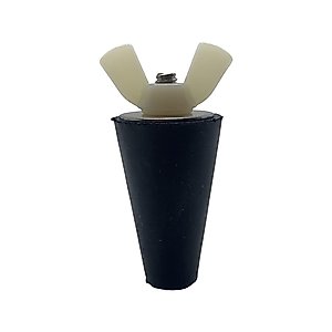 Lamprey Hardware #1-5 Universal Rubber Winter Plug for 1/2 inch to 1 inch Holes - Tapered Variety Multipurpose LHTP15 (1)