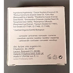 RMS Beauty “Un” Cover-Up Concealer - Organic Cream Concealer & Foundation, Hydrating Face Makeup for Healthy Looking Skin - No.22.5 (0.2 Ounce)