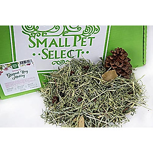 Small Pet Select - Gourmet Hay Pet Food, Exclusive Treat Hay, Flowers, and Herb Blend, for Rabbits, Guinea Pigs, Small Animals, 2lb
