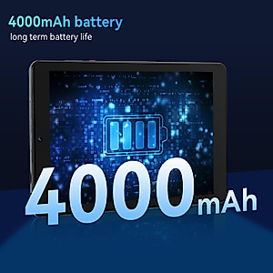 Paxodo Android 10 Quad Core Tablet 9-inch 2GB RAM 32GB ROM IPS HD Touchscreen and Dual Speakers Dual Camera 4000mAh Fast Charge Charging (Silver)