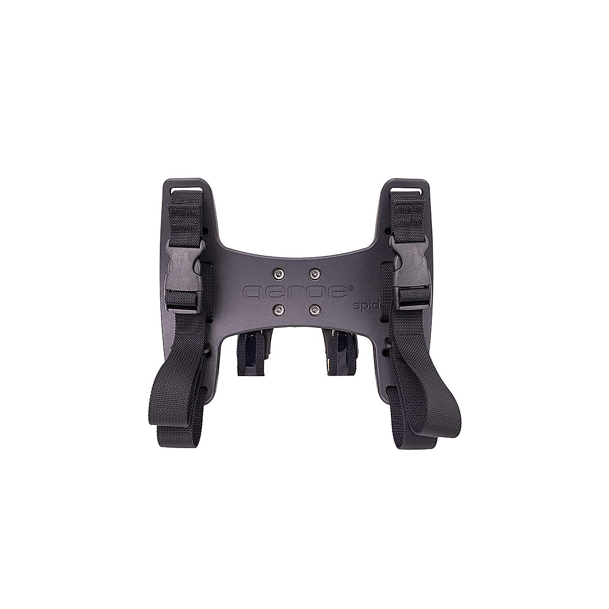 AEROE Spider Handlebar Cradle Bike Bag Carrier, Front Bike Rack Fits all Mountain, Gravel, Road and Electric Bikes, Easy to Install and Use, Carry any type of Front Roll Dry Bag, Bag, Tent up to 11lbs