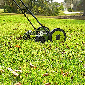 Sun Joe MJ504M Manual Reel Mower without Grass Catcher, 16"