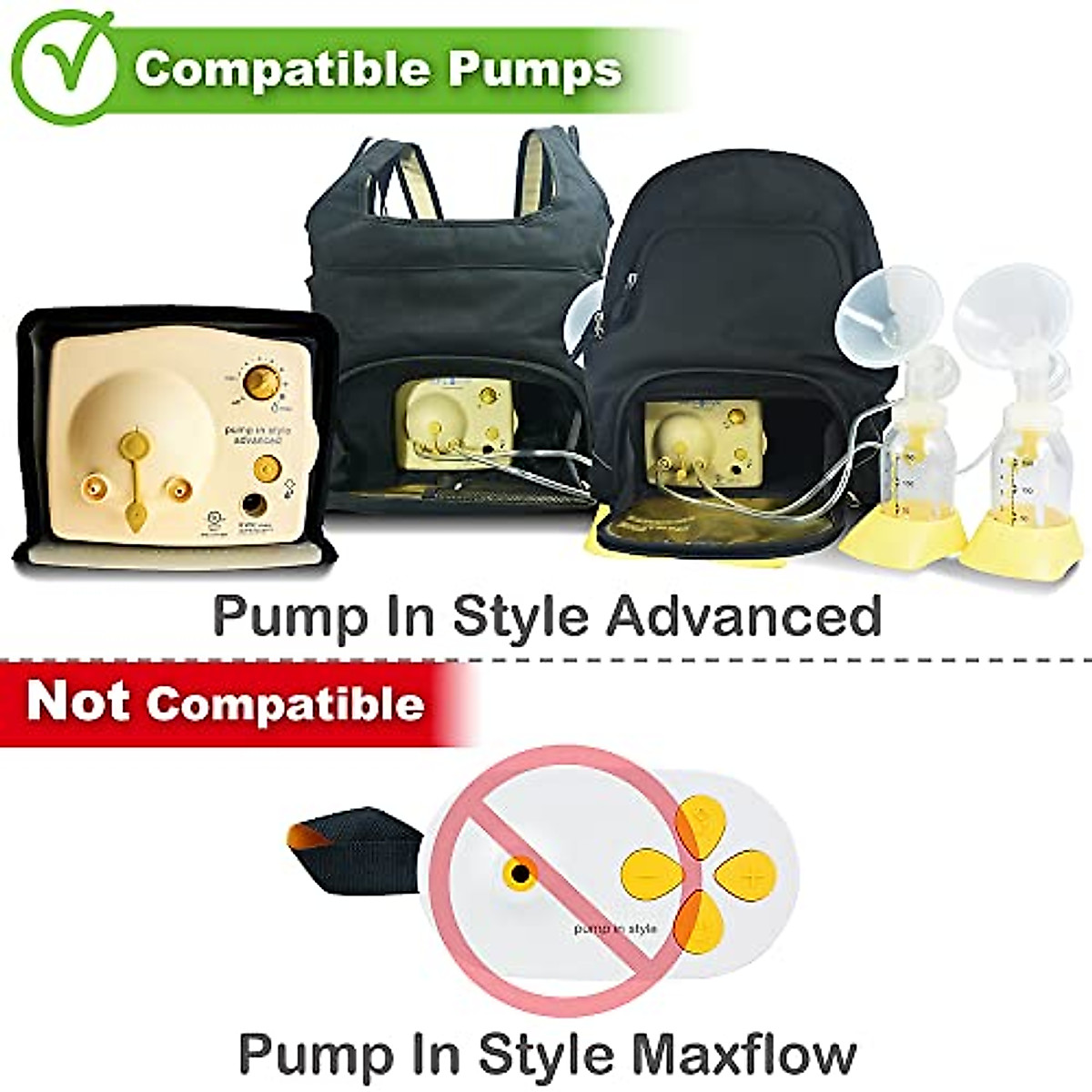 Nenesupply Tubing Compatible with Medela Pump in Style Advanced Breastpump Replacement Parts for Medela Pump Parts Incl. Tubing Valves Membranes