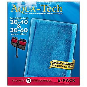 Aqua-Tech EZ-Change Aquarium Filter Cartridge ( EZ #3 - 6 Pack )
