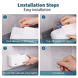 GTYCRH Shower Caddy, Bathroom organizer, Adhesive Shower Organizer No Drilling, Large Capacity,Plastic Bathroom Shower Organizer, Shower Shelf for Inside Shower