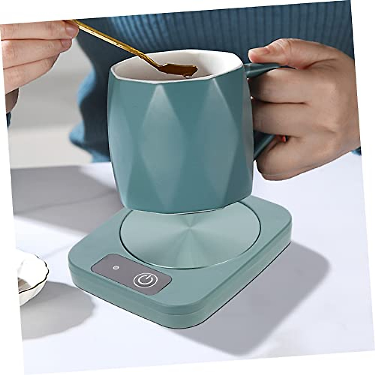HANABASS Cups Office Beverage Wax Insulation Gift Travel Mugs Hot and for Business Electric Mug Candle Use Desk Multi- Tea Water Plate Desks Cup All Portable Cocoa Milk Coffee Coaster