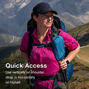 Osprey Zippered Pack Pocket, Black