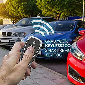 Keyless2Go Replacement for 4 Button Proximity Smart Key for Chevrolet HYQ4AA 13585722