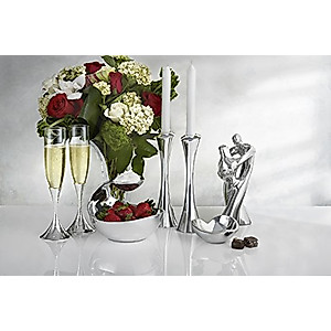 nambe Love Bowl Mini | Metal Heart Candy Bowl | Valentine’s Day Décor and Gift for Her | Heart Shaped Mirror Bowl | Decorative Bowl for Mantel, Entry Way, or Kitchen Counter