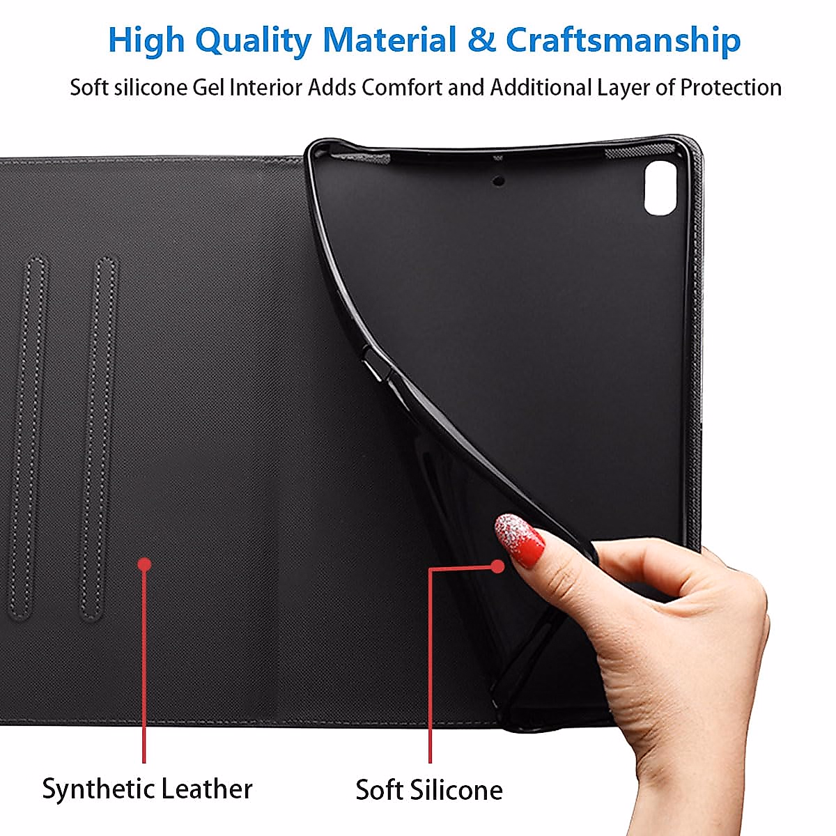 DEHJYYIJUY Case for Samsung Galaxy Tab S8 2022 & S7 2020 11 inch (SM-X700/X706/T870/T875/T878) - Slim PU Leather Folio Smart Cover with Auto Wake/Sleep, Purple Flowers and Butterfly