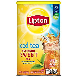 Lipton Iced Tea Mix, Southern Sweet Tea, 28 qt