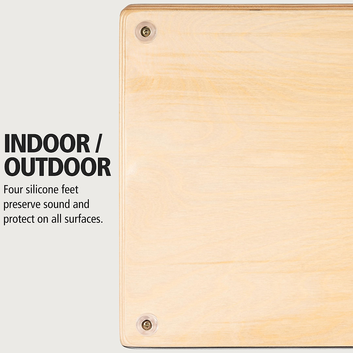 Meinl Artisan String Cajon with Dark Red Burst Frontplate / Baltic Birch Body - MADE IN SPAIN - Soleá Line, 2-YEAR WARRANTY (AESLRB)