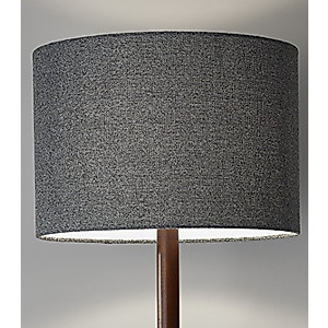 Adesso Home 4093-15 Transitional One Light Floor Lamp from Ellis Collection in Bronze/Dark Finish, Walnut