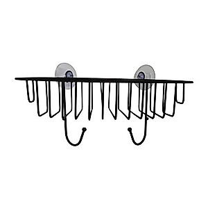 Corner Shower Caddie With Suction Cups Bath Bathroom Corner Shelf Rack Bronze Finish
