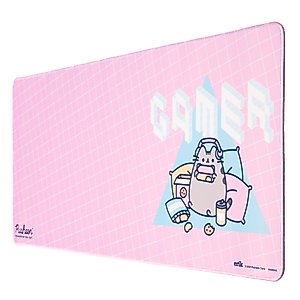 Official Pusheen Mouse Pad XXL - Desk Pad - 31.5" x 13.78" Non-Slip Rubber Base Mouse Mat, Gaming Mouse Pad, Keyboard Mouse Mat, Kawaii Mouse Pad