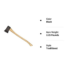 Council Tool 2.25# Boy’s Axe; 28″ Curved Wooden Handle Sport Utility Finish