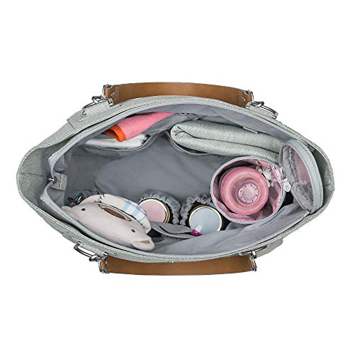 Lassig Lassig Green Label Mix 'n Match Diaper Bag Light Grey