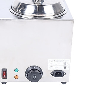 Cheese Dispenser with 2 Pumps 2 x 2L Electric Nacho Cheese Sauce Warmer 30-110℃ Hot Fudge Warmer Dispenser 1600W Jam Heat Preservation Machine