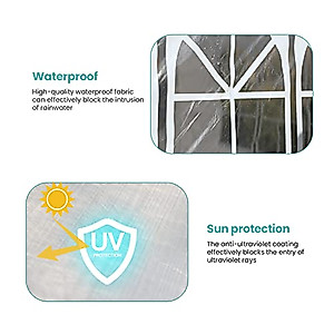 10x20 Outdoor Gazebo Wedding Party Tent Canopy Tent with 4 Removable Sidewalls,White