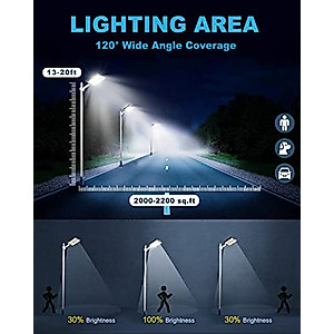 Solar Street Light Outdoor, Solar Security Lights Motion Sensor, 840LED Wide-Angle Super Bright Daylight White Solar Powered Flood Light for Yard, Fence, Garden, Patio, Front Door, Shed, Deck, Path