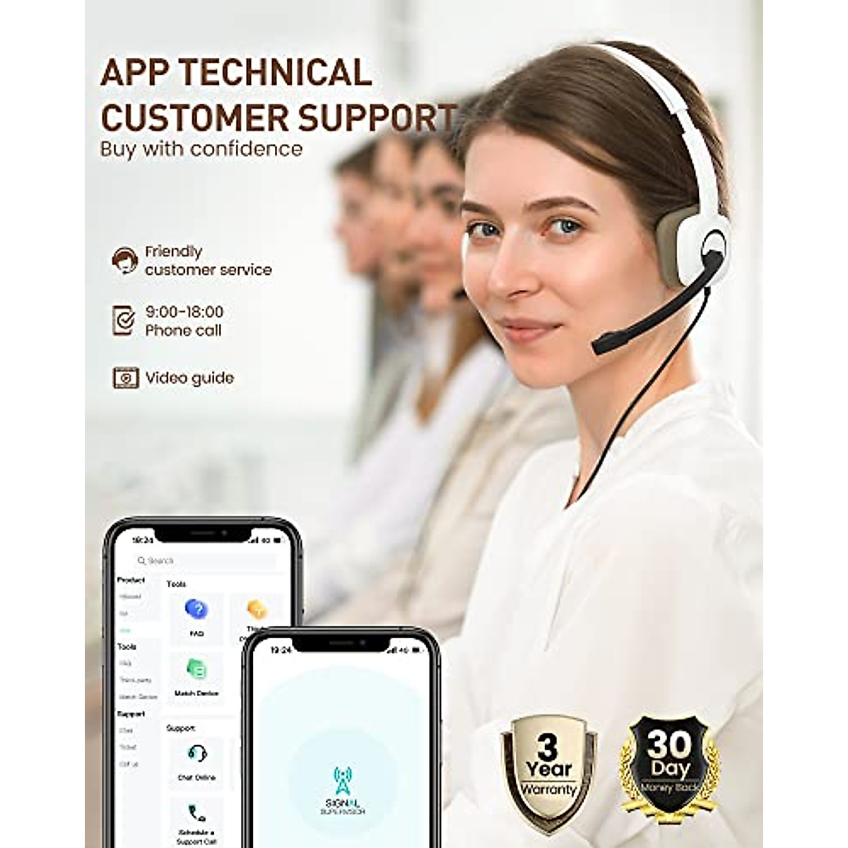 HiBoost Mini Cell Signal Booster for Verizon, AT&T, T-Mobile| Up to 1500 Sq Ft/One Room| High Power Outdoor Receiving Antenna| 5G/4G/3G LTE| Band 5, 12/17, 13|App Service + Install| FCC Approved