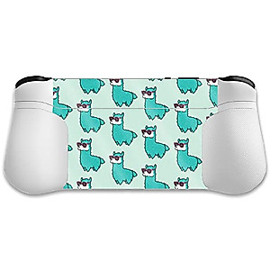 MightySkins Glossy Glitter Skin Compatible with Logitech G Cloud Gaming Handheld - Awesome Alpacas | Protective, Durable High-Gloss Glitter Finish | Easy to Apply | Made in The USA