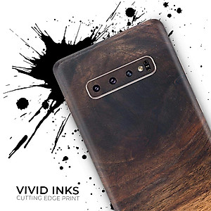 DesignSkinz Raw Wood Planks V13 Protective Vinyl Decal Wrap Skin Cover Compatible with The Samsung Galaxy S20 (Screen Trim & Back Glass Skin)