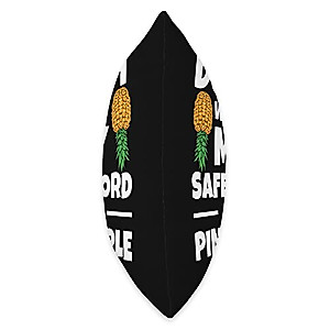 Swinger Upside Down Pineapple Apparel My Safeword is Pineapple Upside Down Swinger Men Women Throw Pillow, 18x18, Multicolor