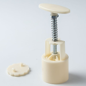 Cookie Stamp Moon Cake Mold Chinese Mid Autumn Festival Cake Press Polvoron Cutter with 50g 6 Stamps DIY Decoration