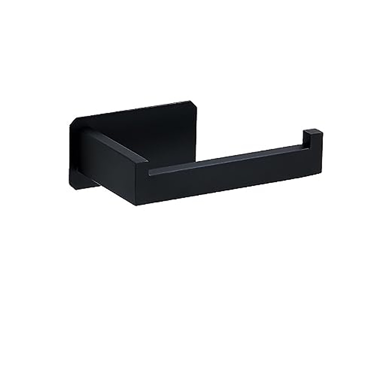 Bath Hardware Sets Toilet Paper Holder Towel Rack Bar Rail Robe Hook for Bathroom Products Accessories,Black Paper Holder A
